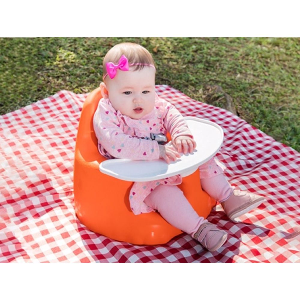 Assento de Chão Sauro Tutti Baby - Laranja - lojababystock